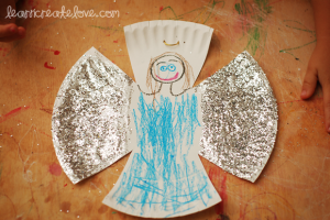 Paper Plate Angel Craft