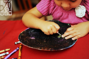 { Scratch Art Flower }