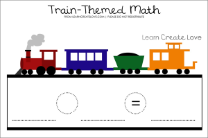 Train-Themed Basic Math