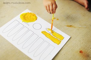 Black-Eyed Susan Flower Craft