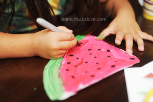 Printable Watermelon Craft