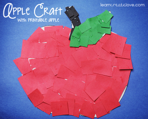 Printable Apple Craft