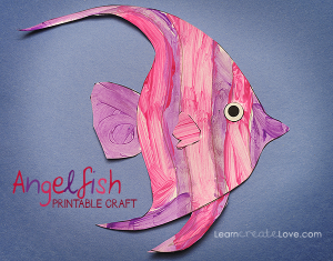 Printable Angelfish Craft