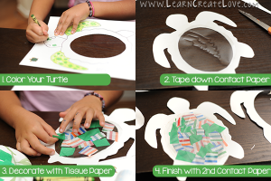 Sea Turtle Sun-Catcher Craft