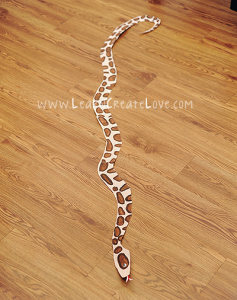 Giant Burmese Python Craft