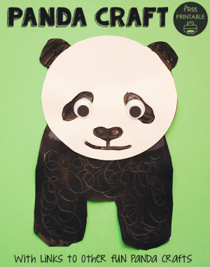 Panda Printable Craft