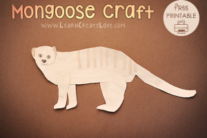 Mongoose Printable Craft