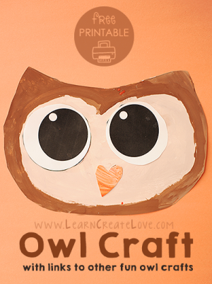 Printable Owl Craft