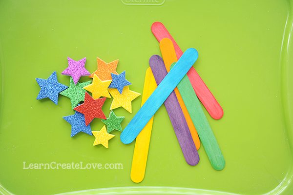 Popsicle Stick Name Practice