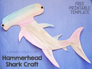 Hammerhead Shark Printable Craft