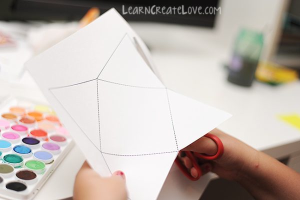 Pyramid Craft Printable Template